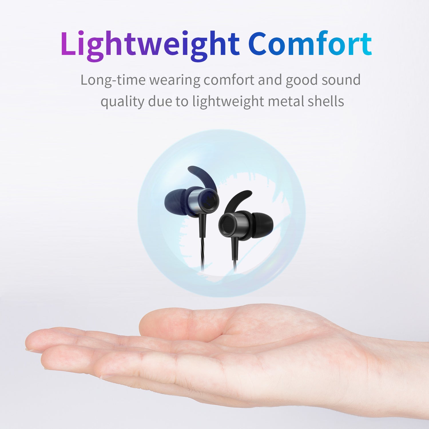 MINDBEAST Noise-Cancelling Headphone in-Ear Wired Sport Earbuds